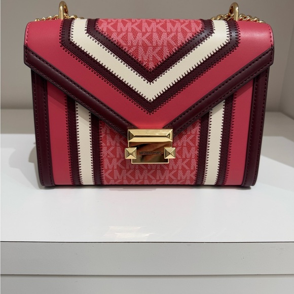 Michael Kors | Bags | Low Start Michael Kors Whitney Medium Color Block Signature Logo Bag Nwt ...